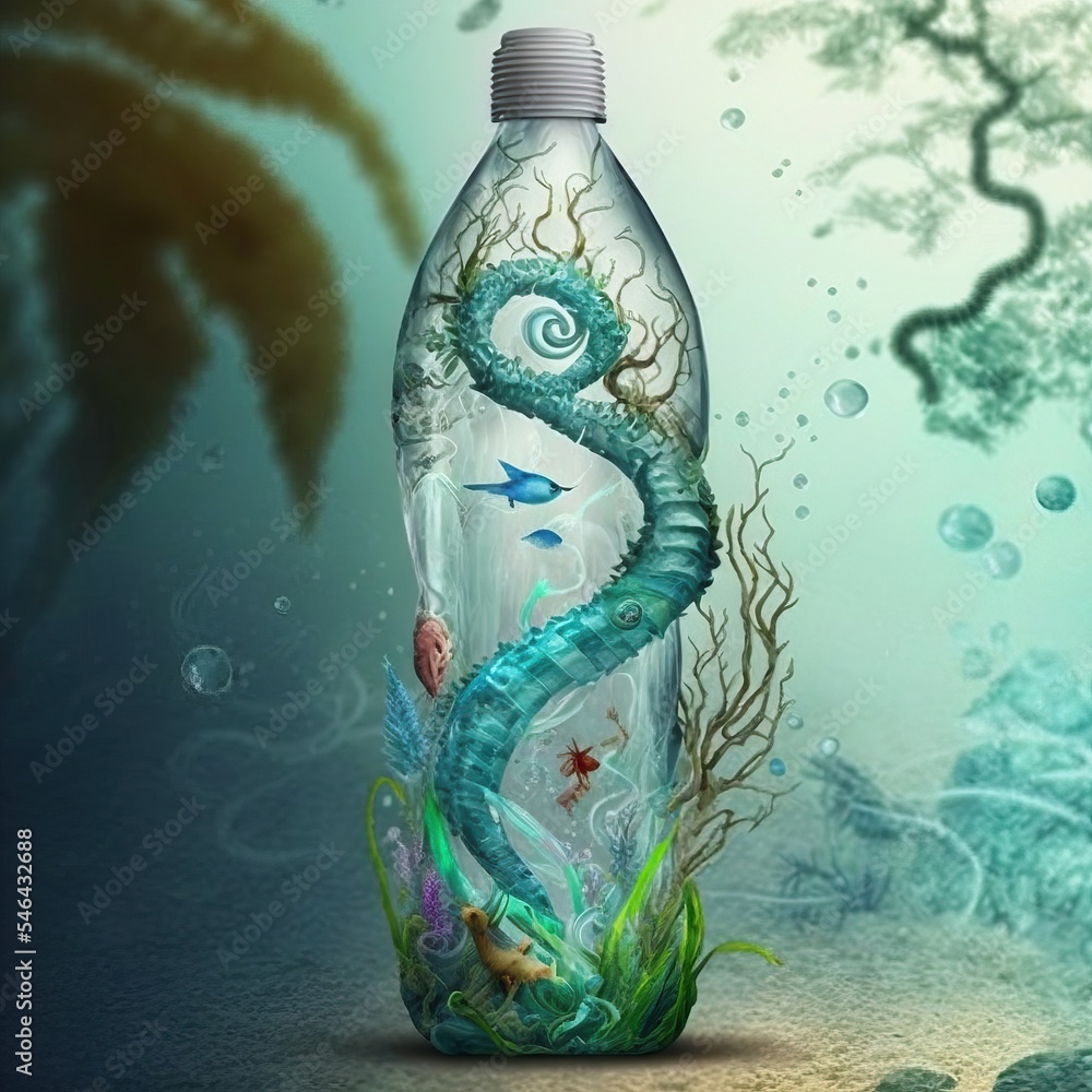 Bioplastic and biodegradable plastic, green plastics made with ...