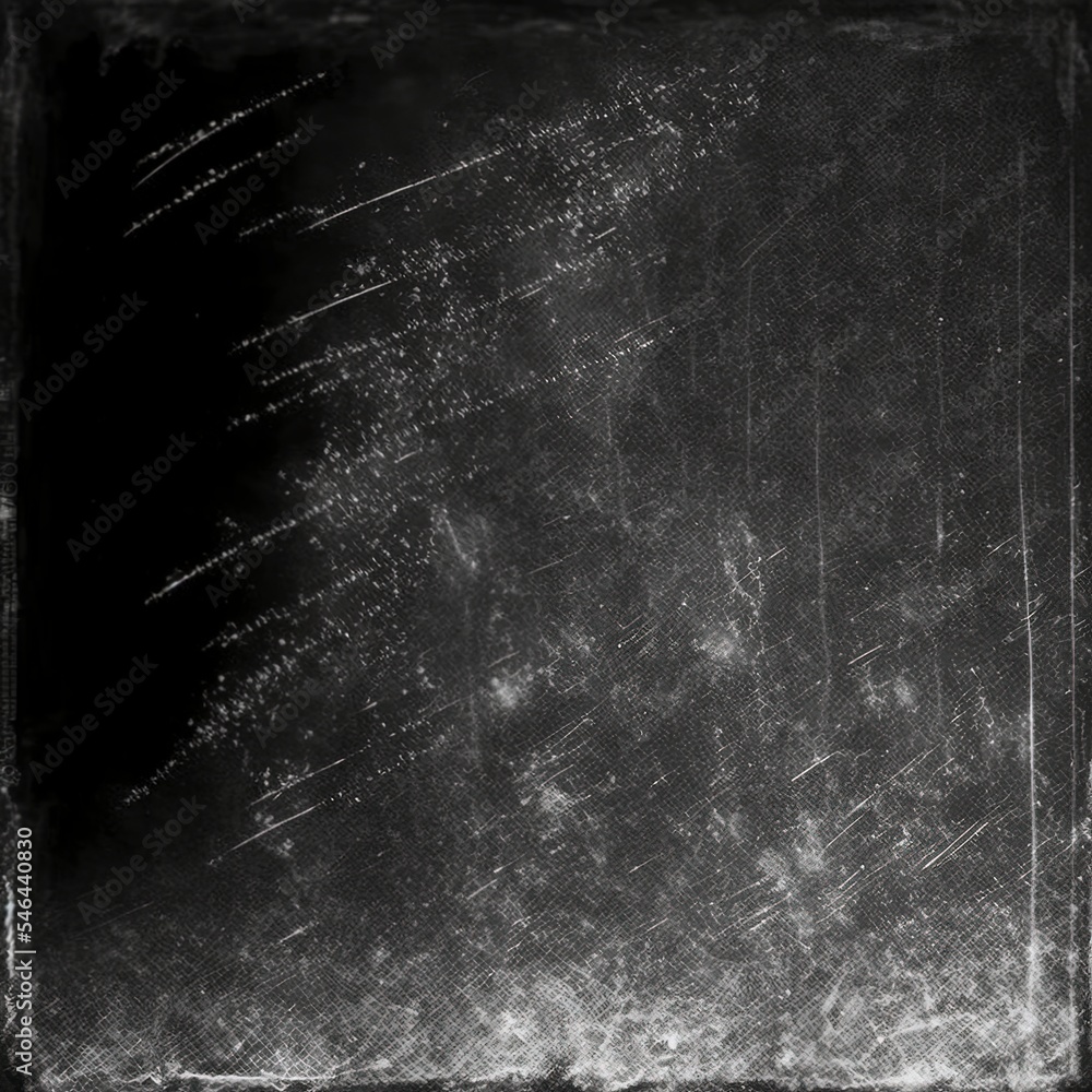 Dust scratches overlay. Old film texture. Black aged screen with white ...