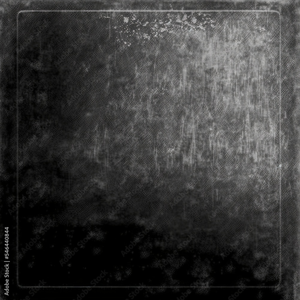 Dust scratches overlay. Old film texture. Black aged screen with white ...
