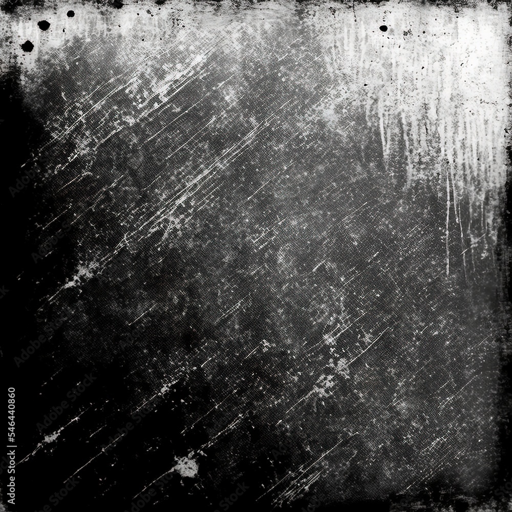 Dust scratches overlay. Old film texture. Black aged screen with white ...