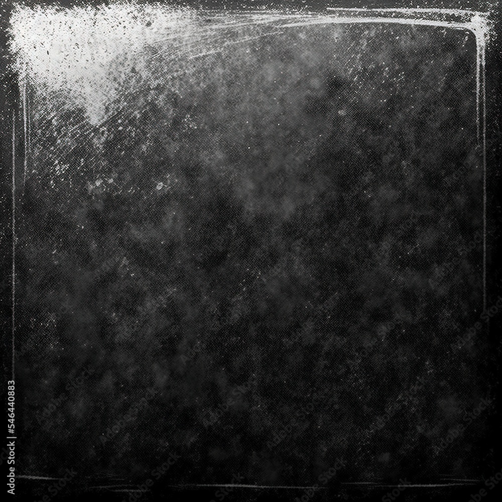 Dust scratches overlay. Old film texture. Black aged screen with white ...