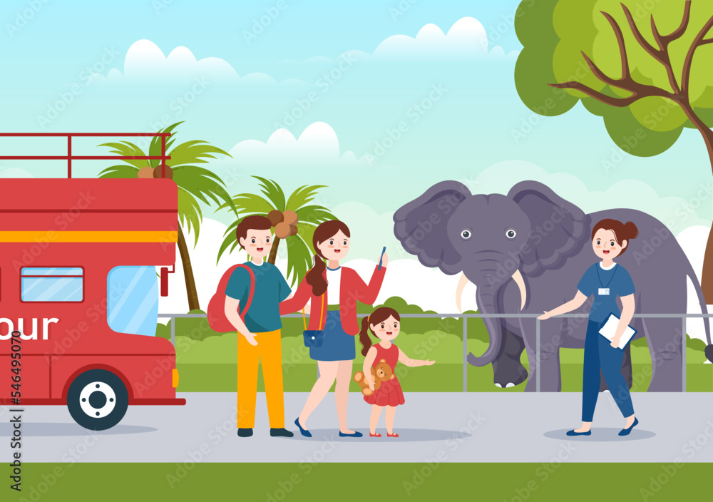 Travel Guide and Tour with Showing Interesting Places to Kids or ...