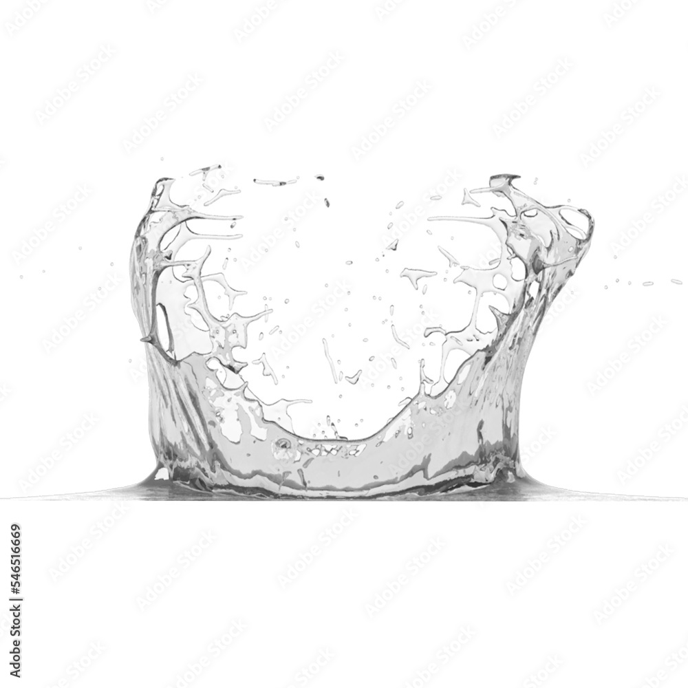 splash isolated on white transparent Stock Illustration | Adobe Stock
