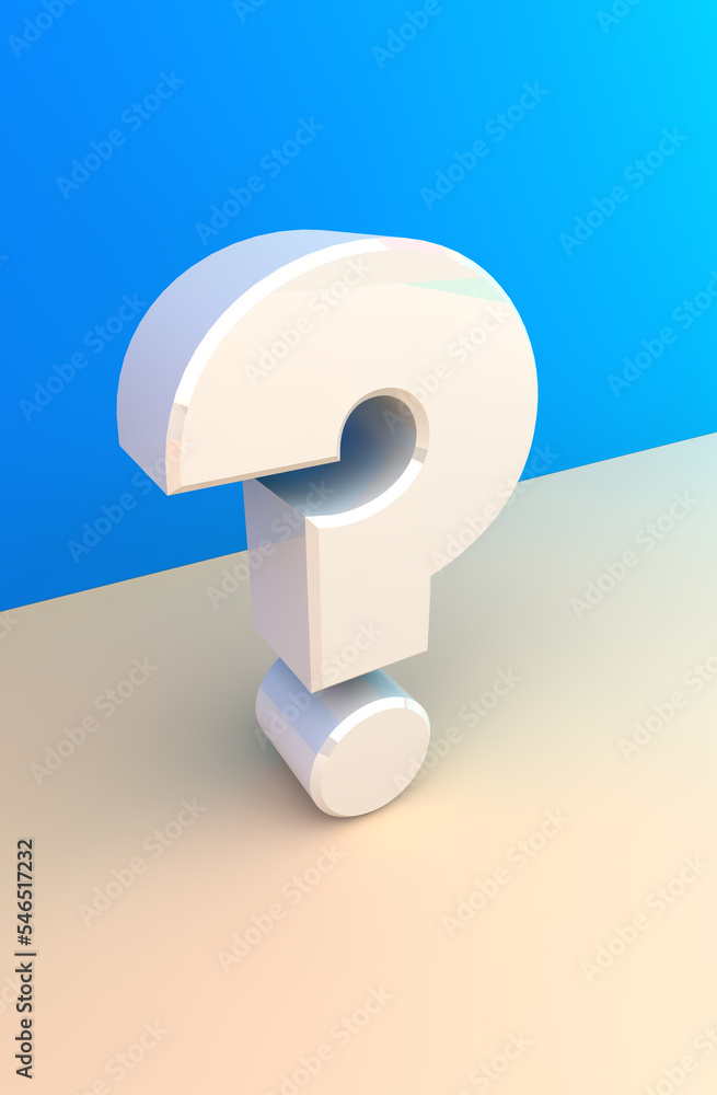 question mark and exclamation mark abstract art Stock Illustration ...