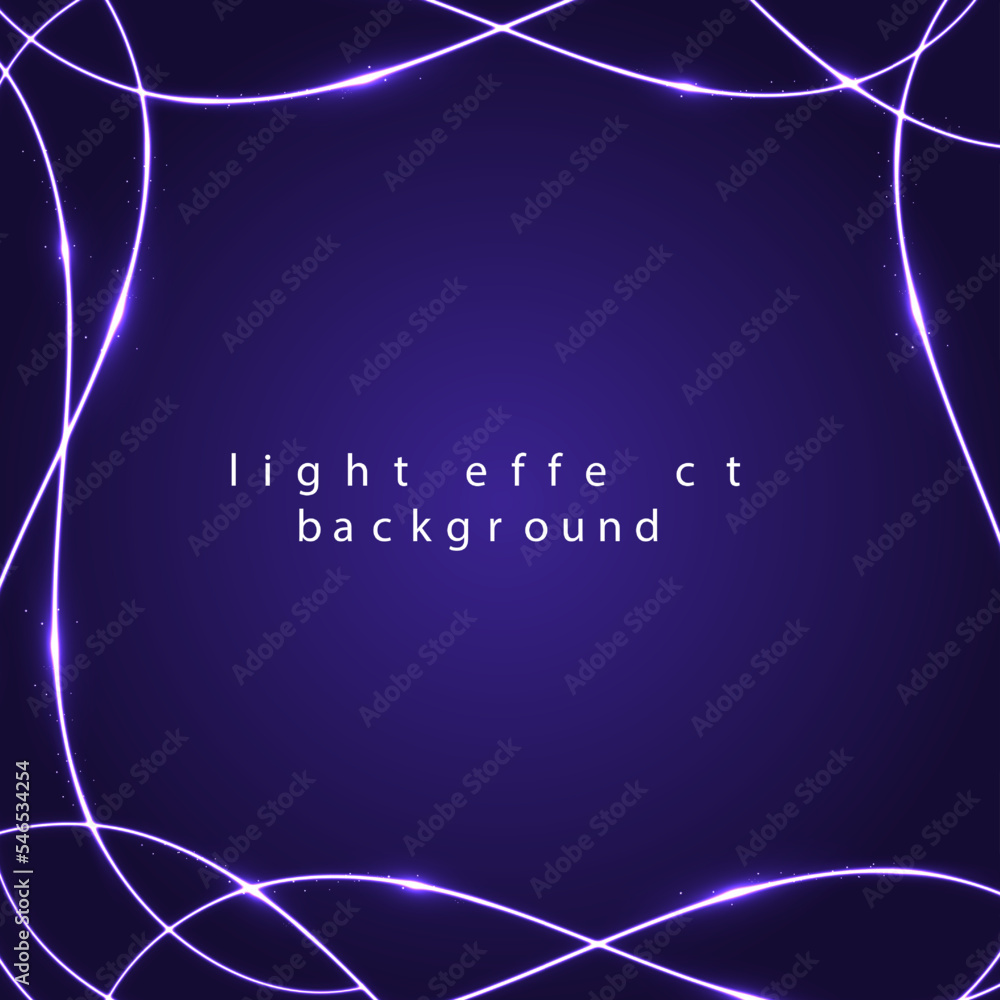 Neon Light effect Background Stock Vector | Adobe Stock