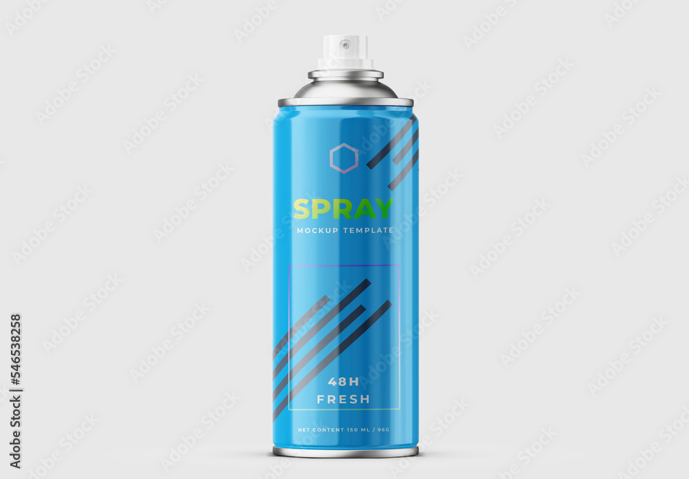 Spray Can Mockup Stock Template | Adobe Stock