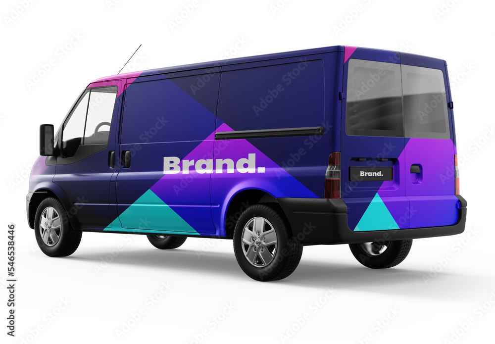 Van Vehicle Mockup Stock Template | Adobe Stock