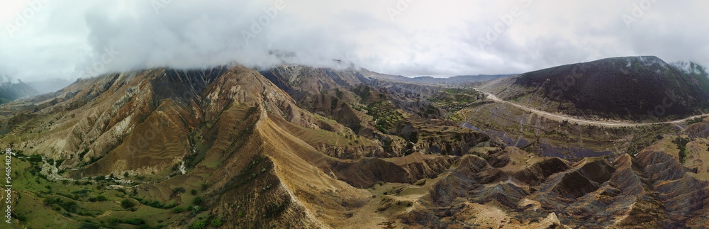 Gorgeous picturesque highway in Republic of Dagestan in Russia. Tourist ...