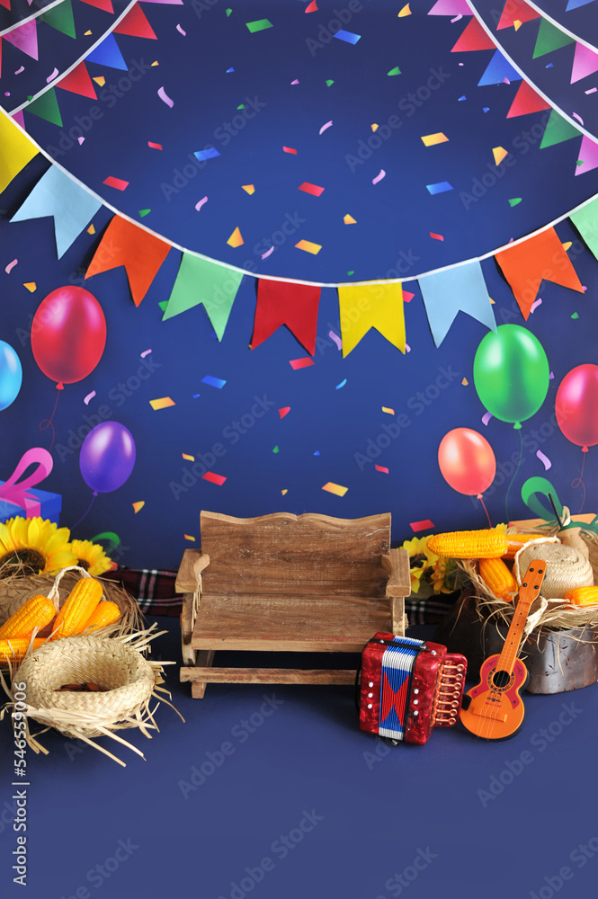 festa junina julina cores alegres Stock Photo | Adobe Stock
