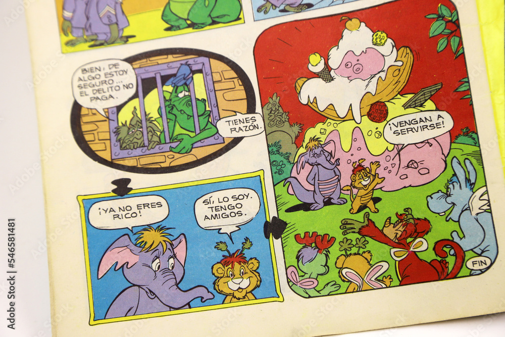 Comic magazine from the 80s with advertising for The Wuzzles. Walt ...