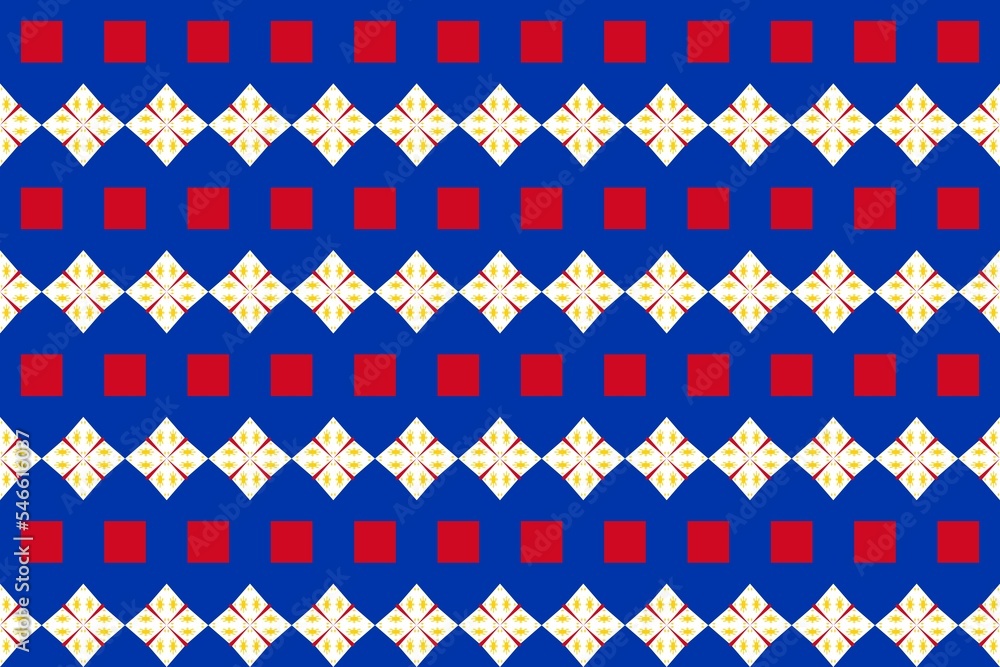 Geometric pattern in the colors of the national flag of Philippines ...