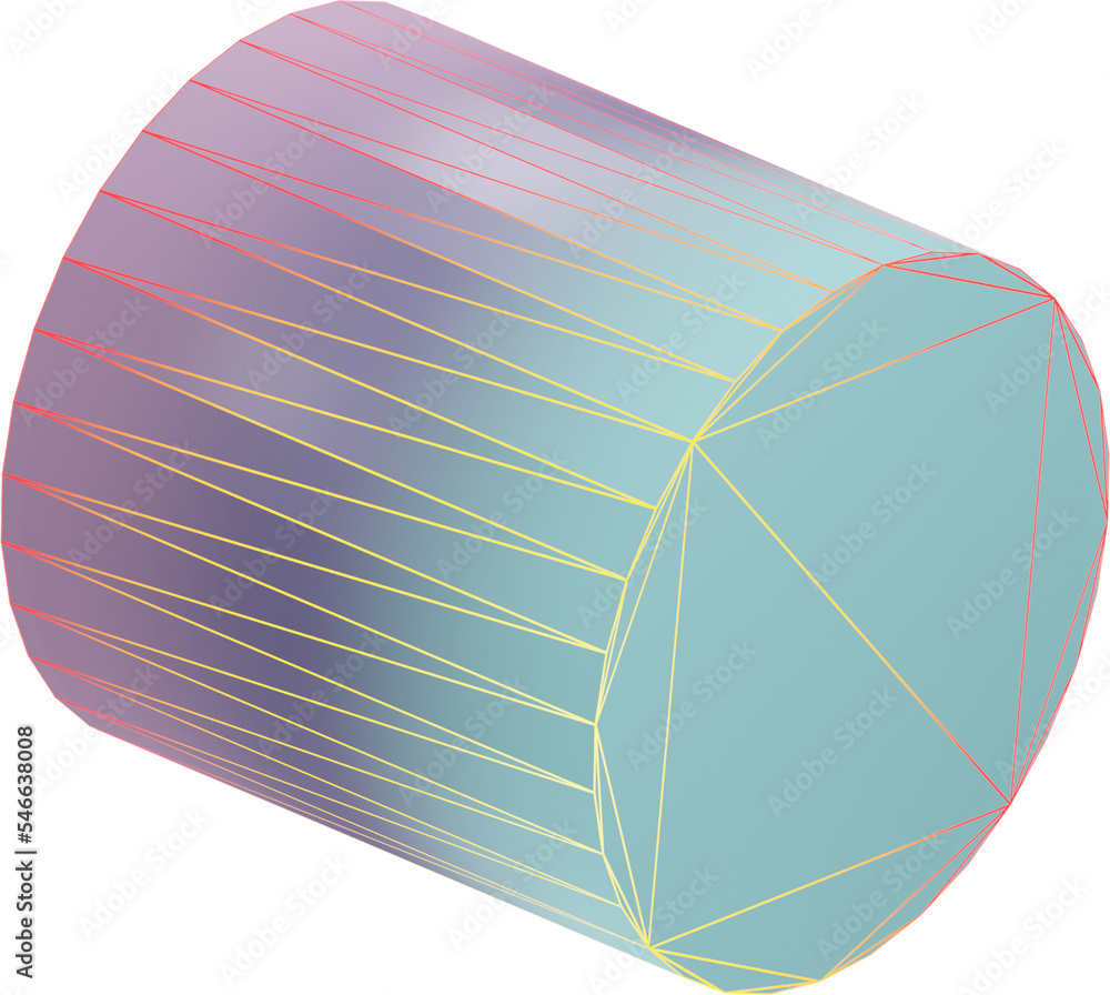 3D Floating Isolated Render Cylinder Shape Wallpaper Design Stock ...