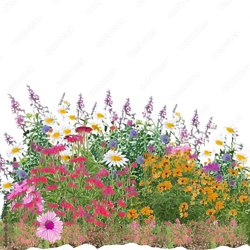 Flower bed overlay, , Photoshop Overlays, Summer overlays, PNG Stock ...