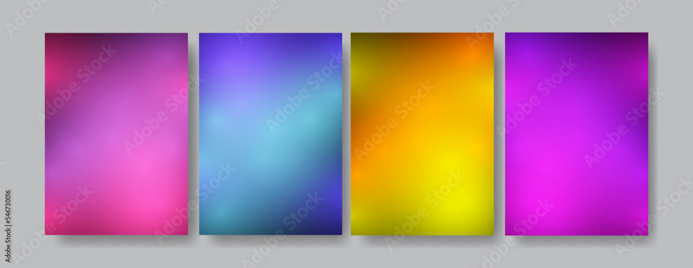 colorful poster design in A4 Size vivid color Template design Stock ...