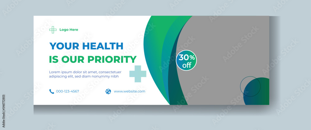 Medical healthcare Facebook Cover photo and web banner and health ...
