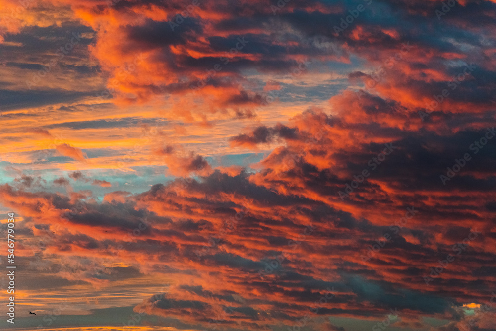 Red Clouds. Stock Photo | Adobe Stock