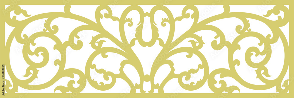 Set template for laser cutting and Plotter. Vector illustration ...