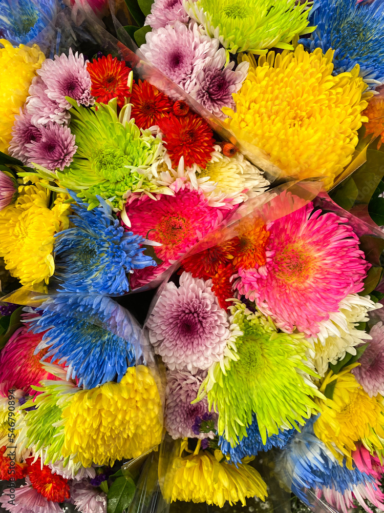 Colourful Flower Bouquets Stock Photo | Adobe Stock