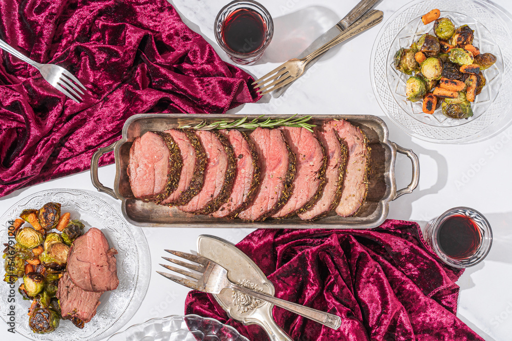 Old Fashioned Roast Beef Stock Photo | Adobe Stock