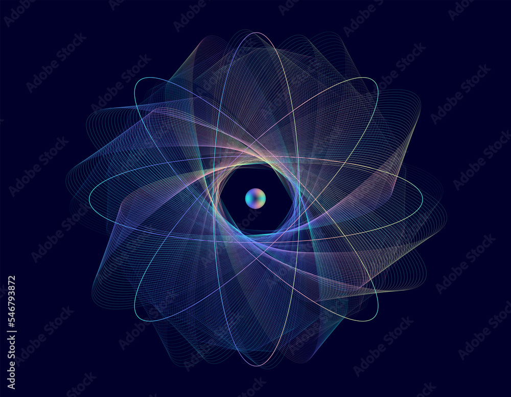 Quantum Physics Science Background Stock Photo | Adobe Stock