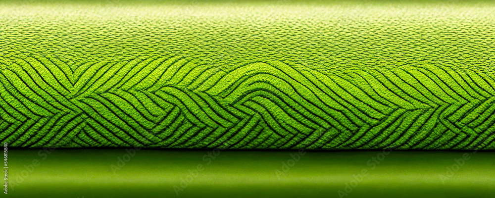 Abstract green curvy line pattern as background wallpaper illustration ...