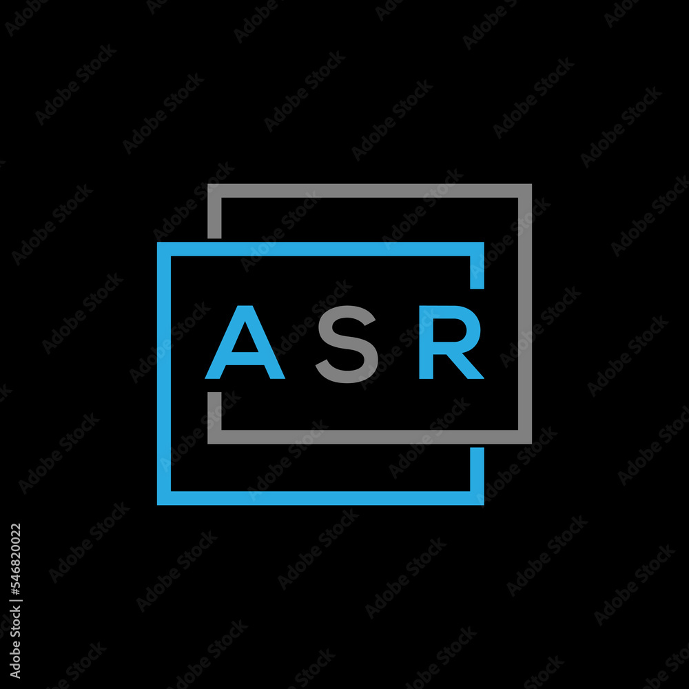 ASR letter logo creative design. ASR unique design. Stock Vector ...