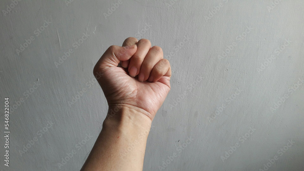 Man palm isolated pose. Hand pose close-up. Photos of various poses of ...