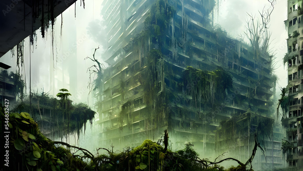 Overgrown Skyscraper