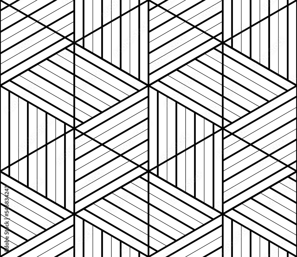 Alternating repeating straight thick and thin lines geometric pattern ...