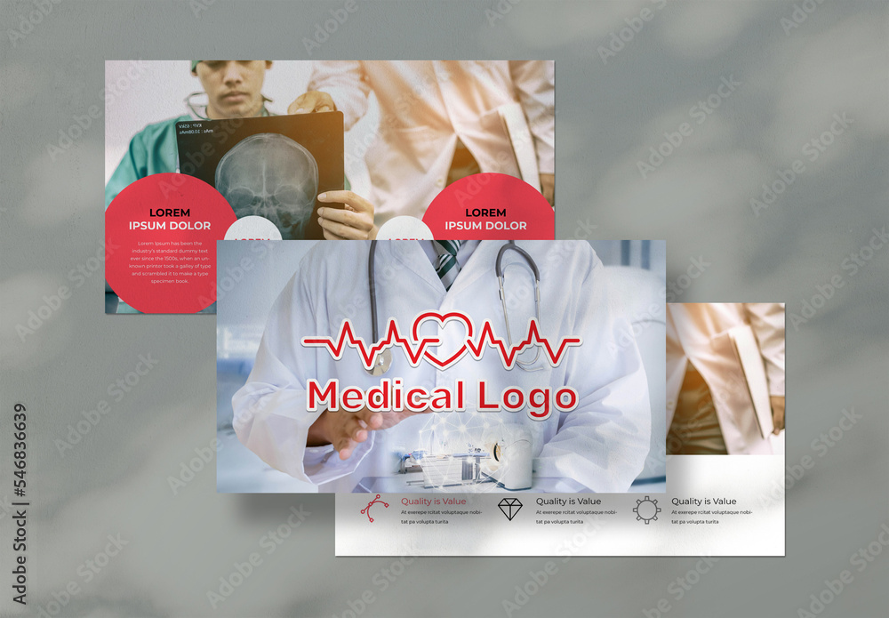 Medical Presentation Layout Stock Template | Adobe Stock