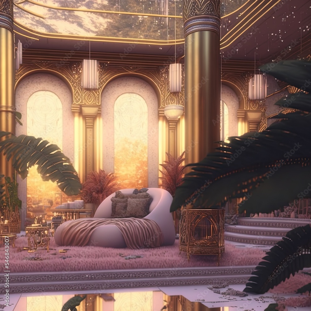 African Palace Interior