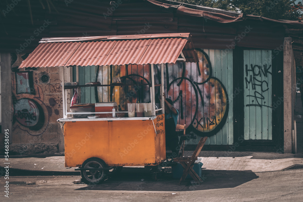 Typical Mexican street vendor cart Stock Photo | Adobe Stock