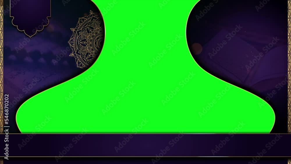 animated islamic background For Quranic recitations , islamic template ...