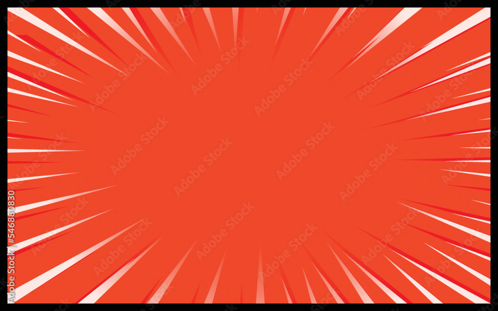 Red comic background Retro vector illustration Stock Vector | Adobe Stock