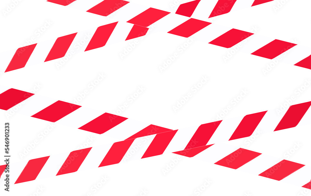 ภาพประกอบสต็อก Illustration of red white crossed lines of barrier tapes ...