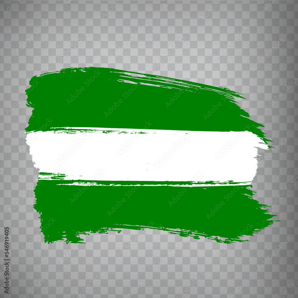 Flag of Rotterdam brush strokes. Flag Rotterdam is city of Netherlands ...