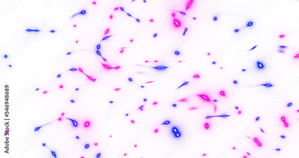 PNG transparent. Fantastic background of bright glowing particles in ...