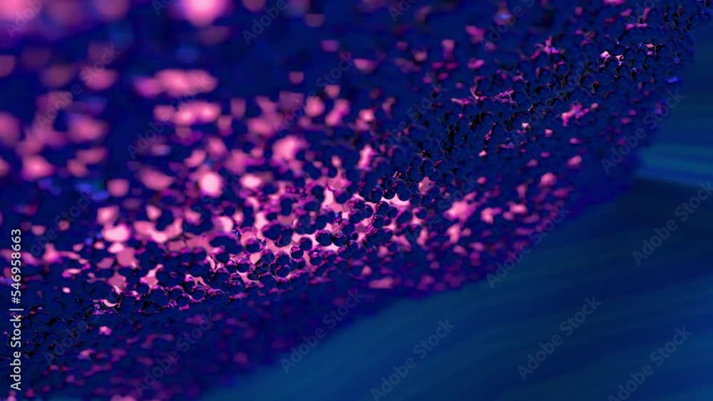 Creative 4k Motion design of 3d background with Neon Colors and Liquid ...