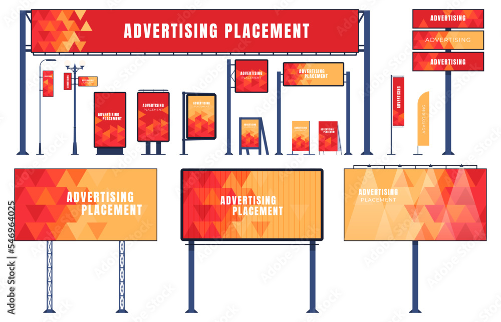 Advertising billboard carriers. Metal structures for advertising ...