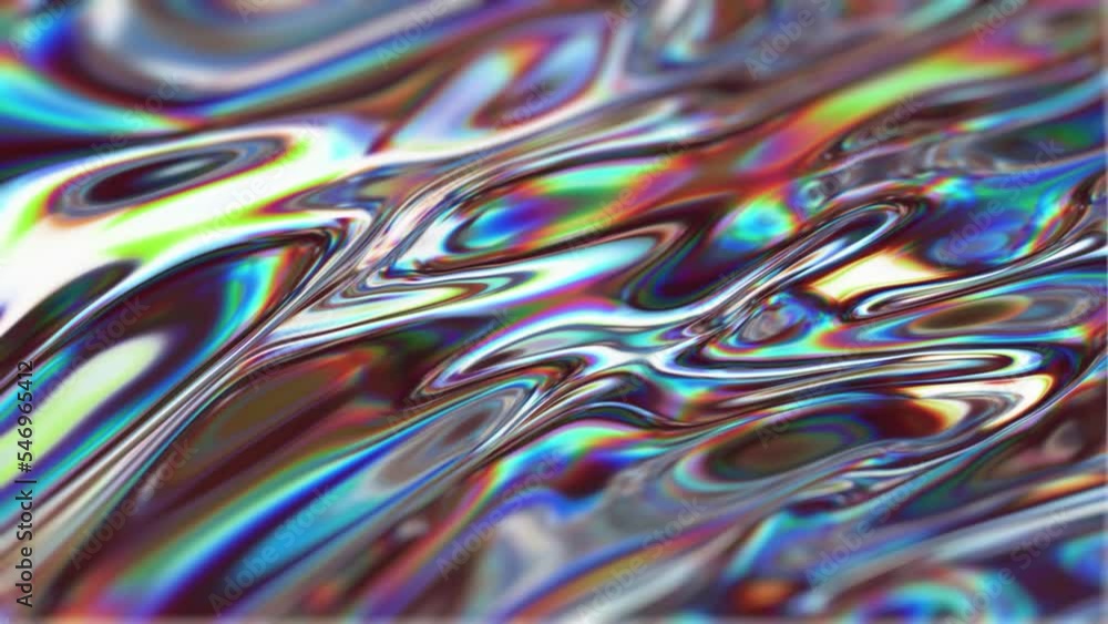 Creative 4k Motion design of 3d background with Neon Colors and Liquid ...