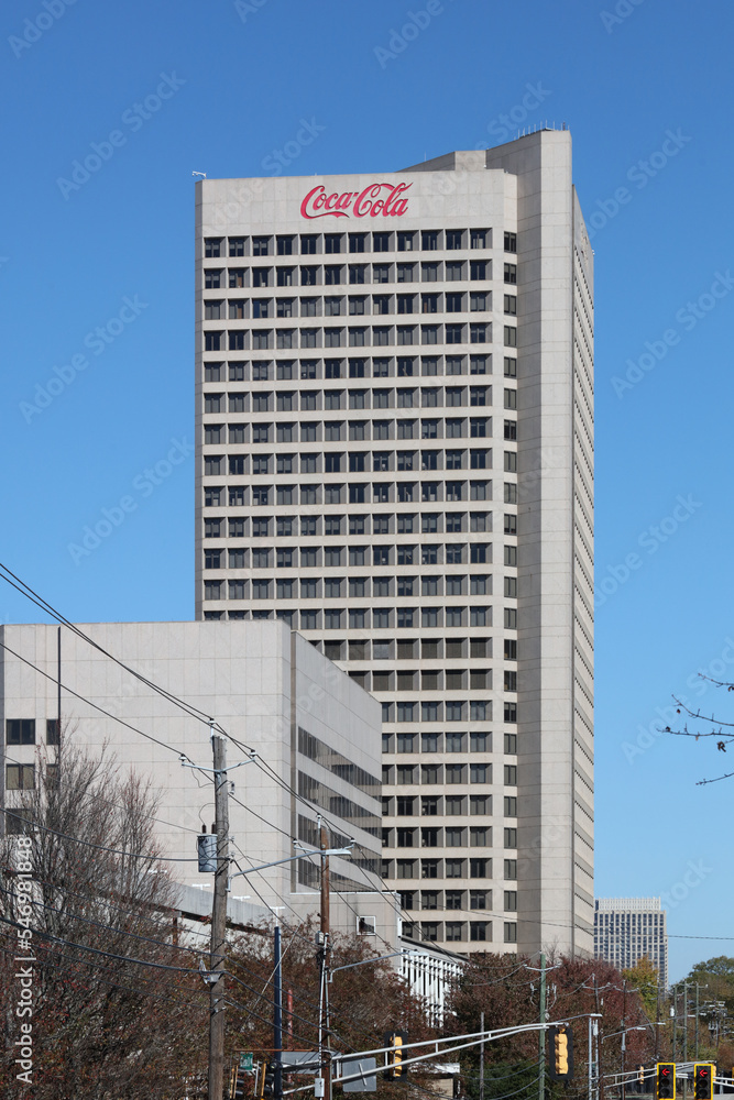 Atlanta, GA, USA - November 17, 2022: The Coca-Cola World Headquarters ...
