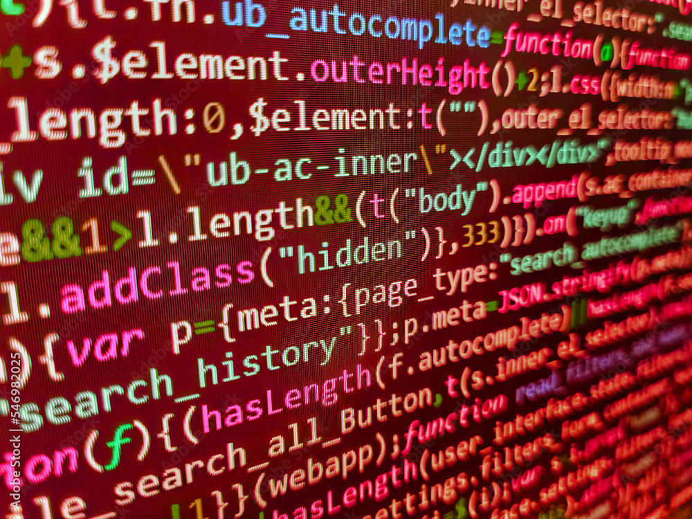 Simple website HTML code with colorful tags in browser view on dark ... Simple website HTML code with colorful tags in browser view on dark ...