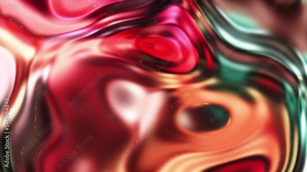 Creative 4k Motion design of 3d background with Neon Colors and Liquid ...