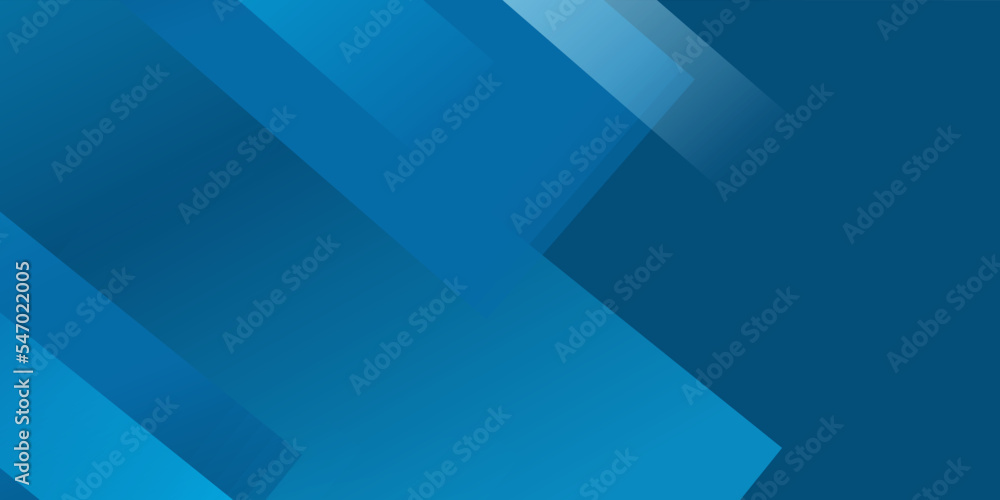 Abstract banner design with blue geometric background. Blue banner ...