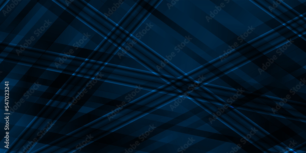 Abstract deep blue background curve and overlap layer with basic simply ...