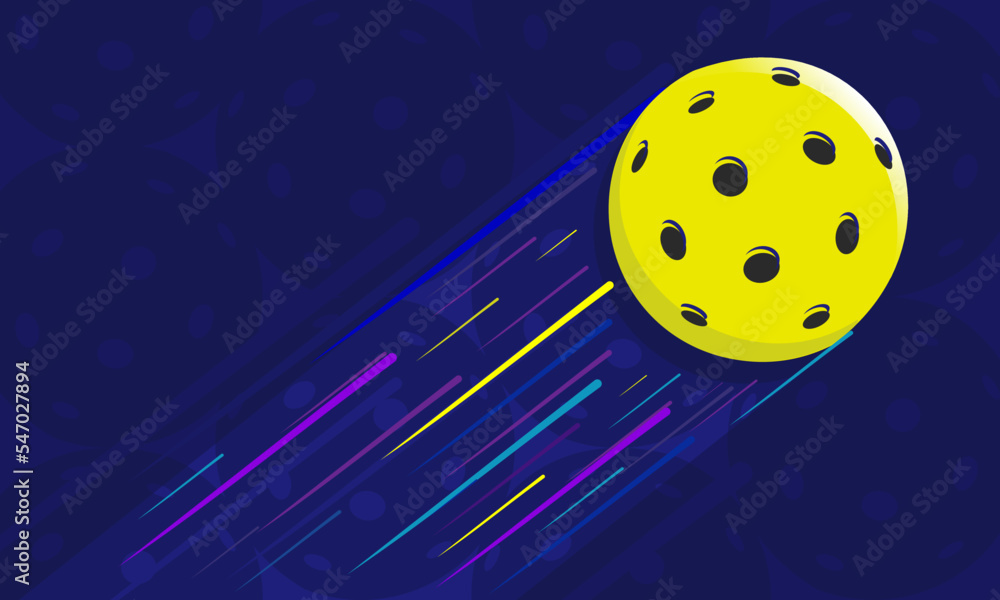 Attractive editable vector pickleball background design great for your ...