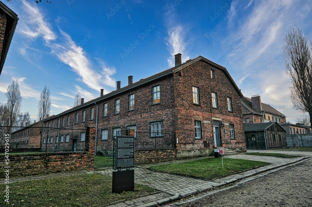 Auschwitz Birkenau Museum and Memorial in Auschwitz, Poland Stock Photo ...