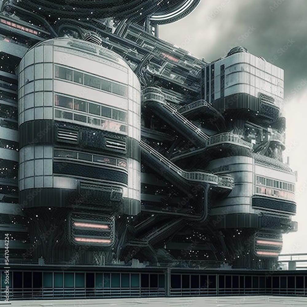 original concept royalty-free futuristic architecture buildings within ...