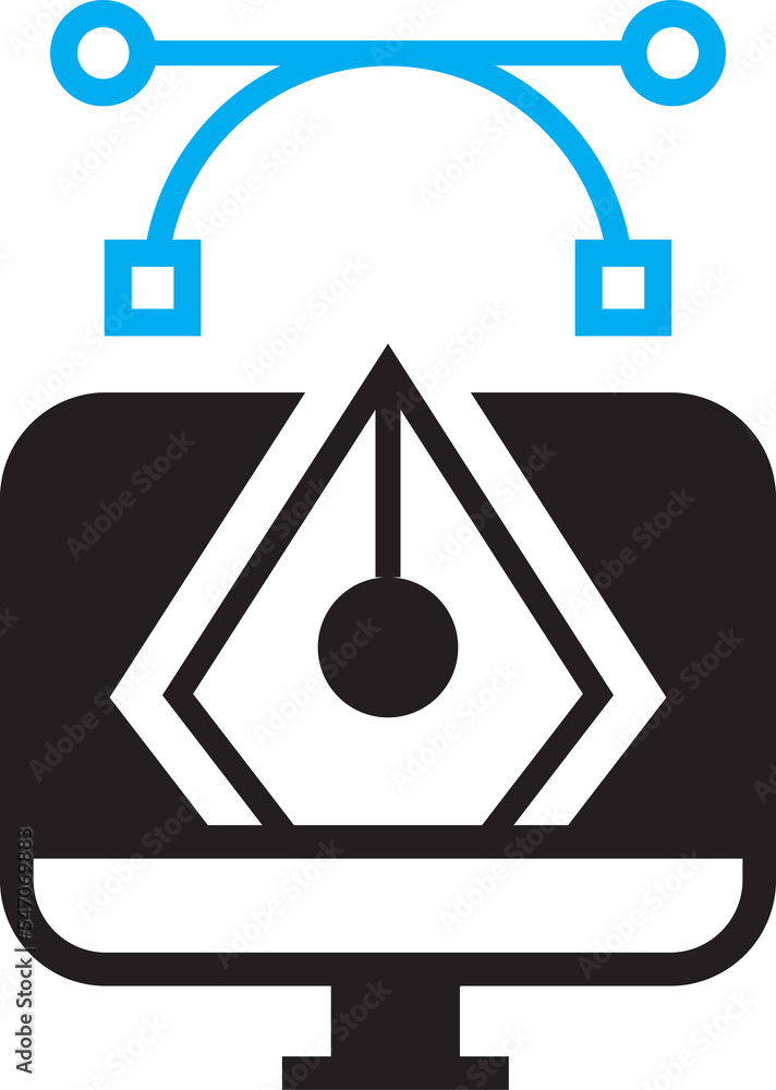 Websites applications and digital art Design Thinking,icon and symbol ...