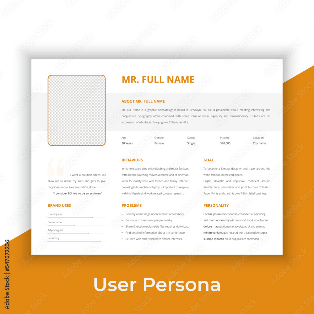 Fototapeta mapa świata dla dzieci User Persona Document Template Vector ... Fototapeta mapa świata dla dzieci User Persona Document Template Vector ...